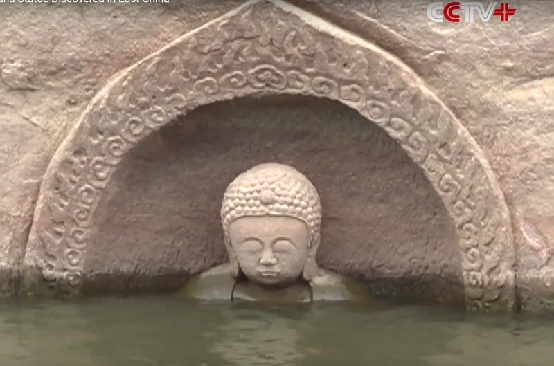 Mysterious Hidden Buddha ‘Emerges’ From Man-Made Reservoir in China ...