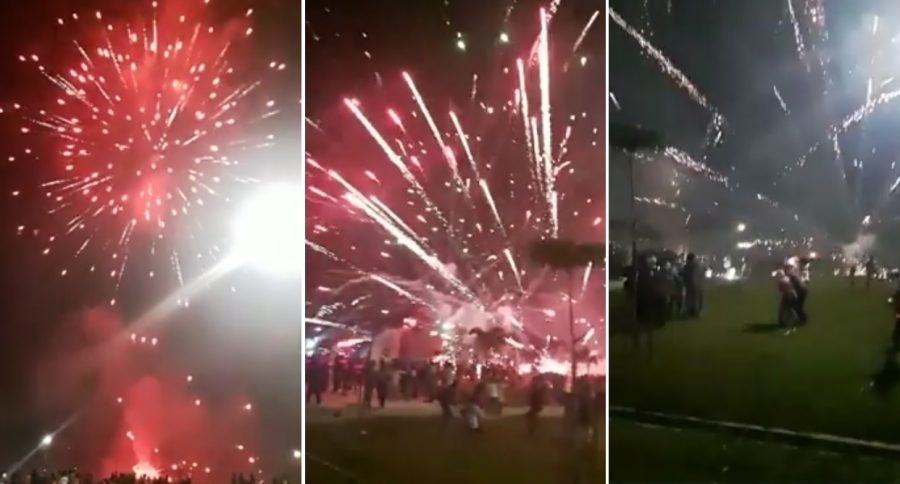 Terrifying New Year's Firework Accident Leaves 10 People Injured in ...