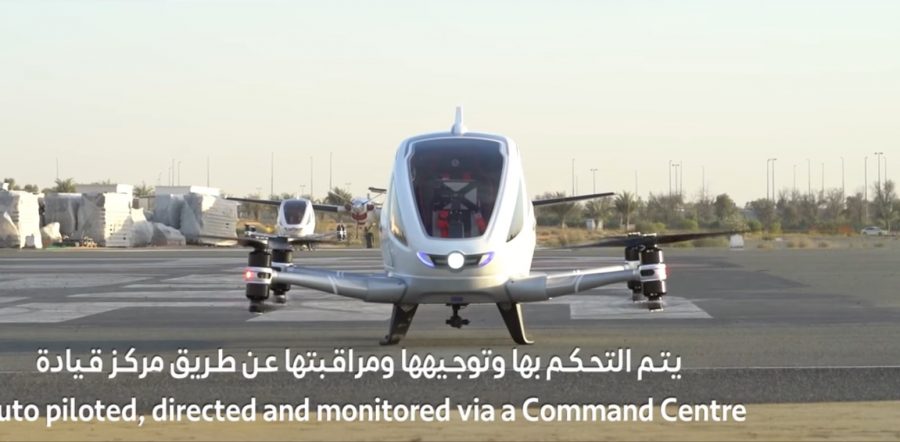 Self-Driving Flying Taxis Made in China to Start Carrying People in ...