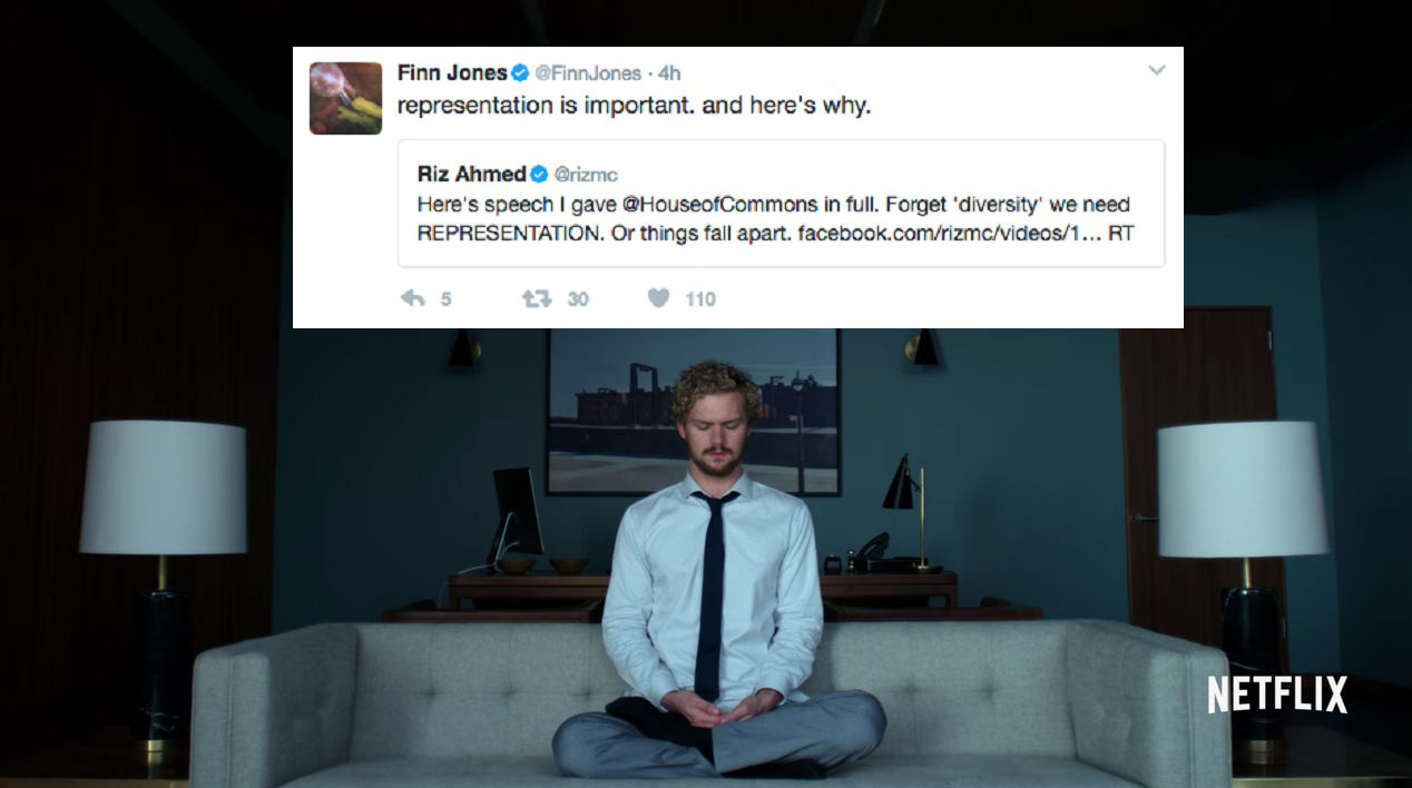 White Actor From 'Iron Fist' Briefly Rage Quits Twitter After ...