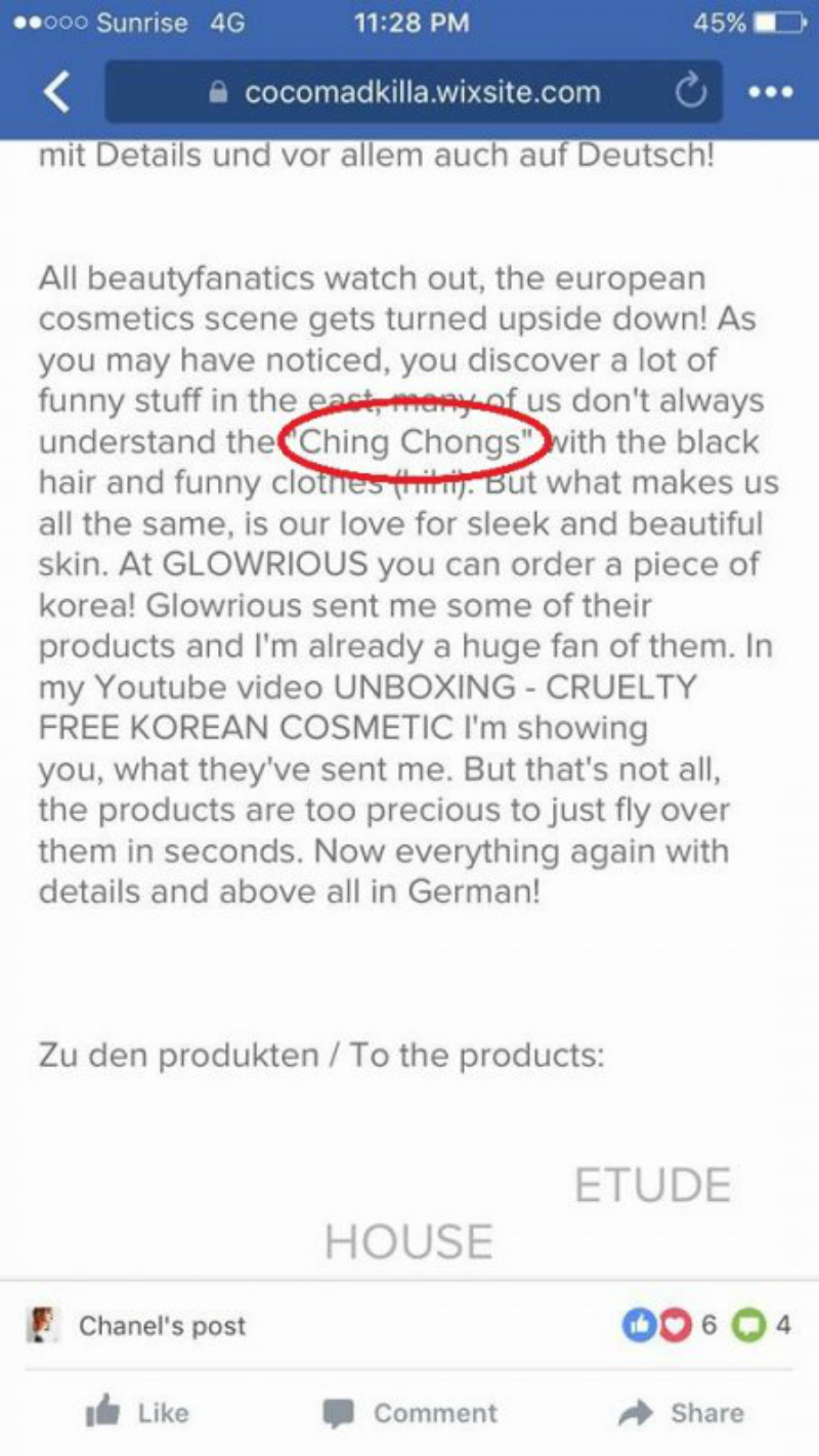 Racist YouTuber Calls East Asians ‘Ching Chongs’ and ‘Ching Wong Yung ...