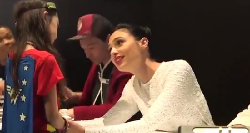 Little Girl Breaks Down in Tears After Meeting Wonder Woman