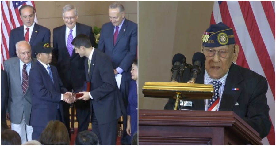 Filipino WWII Veterans Finally Receive Their Congressional Gold Medals ...