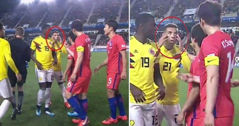 Colombian Soccer Player Mocks South Korea With Racist Slant Eyes After ...