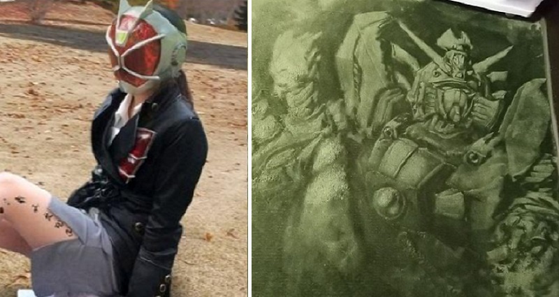 Mysterious Japanese Artist Goes Viral For Her Amazing Anime 'Carpet Art'