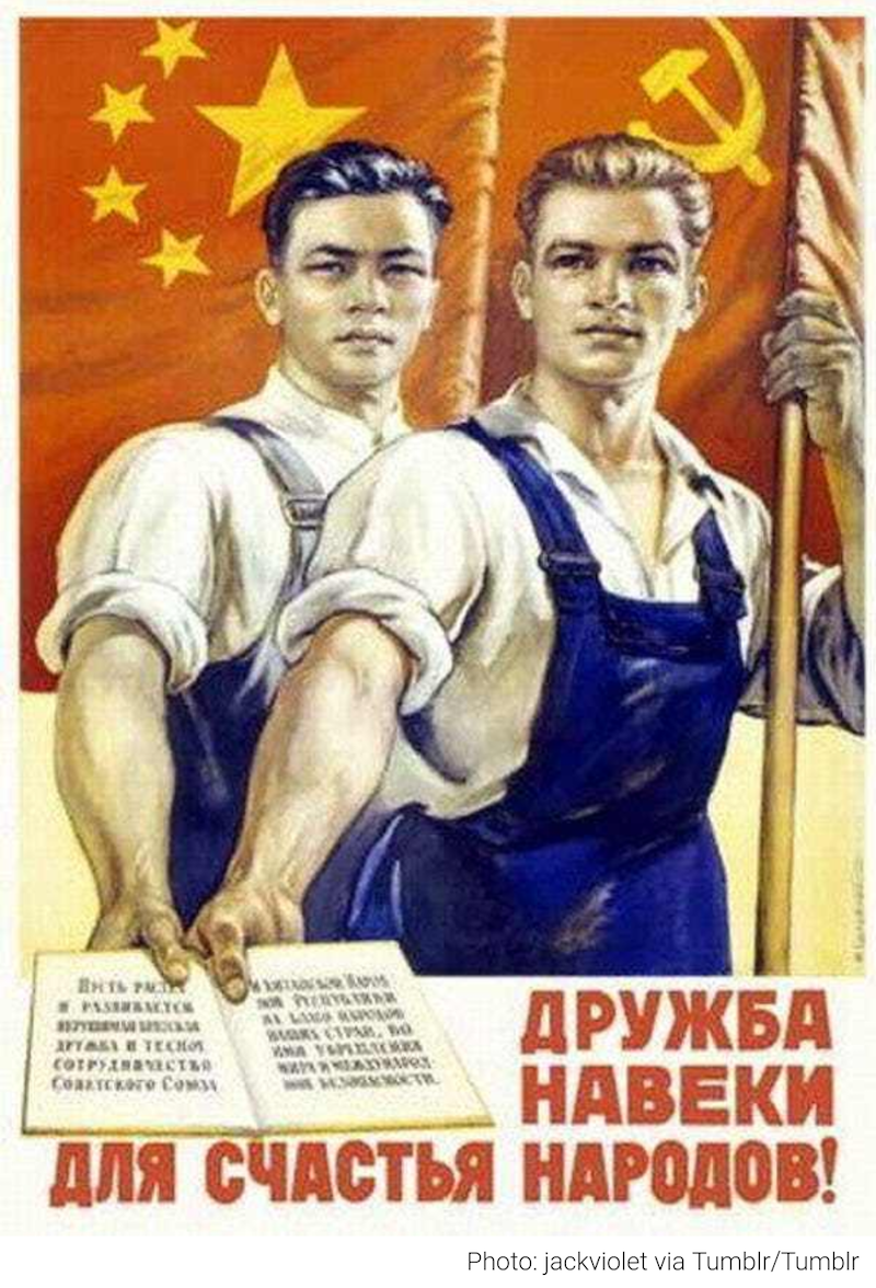 Chinese-Soviet Propaganda Posters Are Basically Beautiful Couples on ...