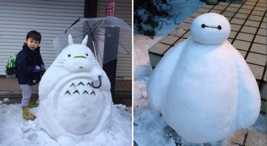 Japanese Snow Sculptures Will Put Your Snowman to Shame