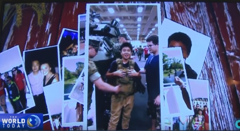 Heartbroken Mother Watches as Her Hero Son Peter Wang is Laid To Rest ...
