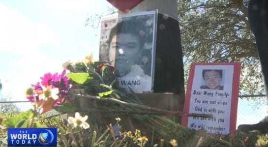 Heartbroken Mother Watches as Her Hero Son Peter Wang is Laid To Rest ...