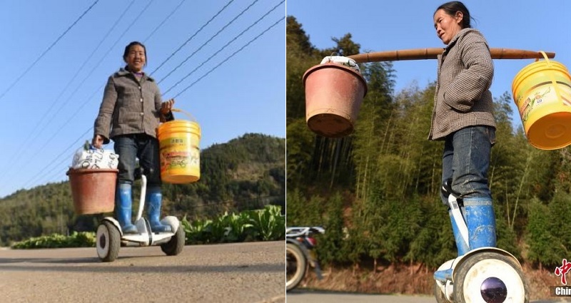 Chinese Farmer's Life Completely Changes After Getting a 'Hoverboard'