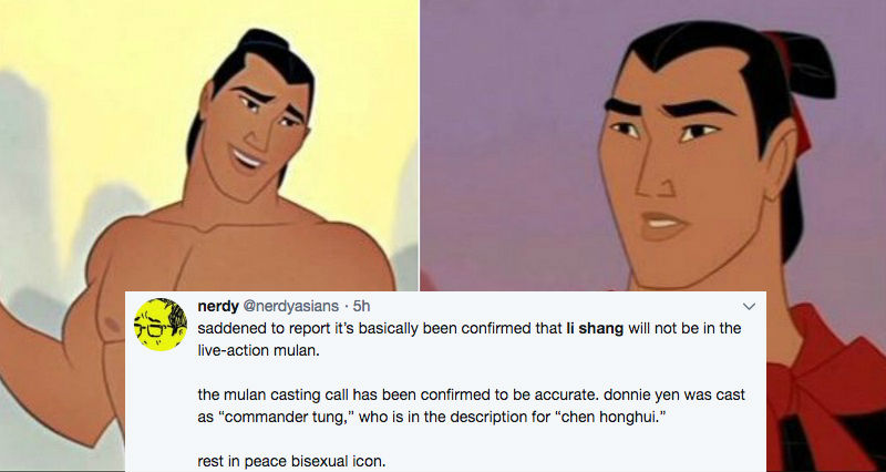 Disney Just Deleted Li-Shang From the Live-Action 'Mulan' Story