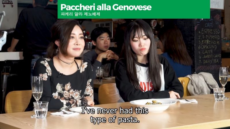 Korean Women Try Real Italian Food For the First Time | NextShark.com