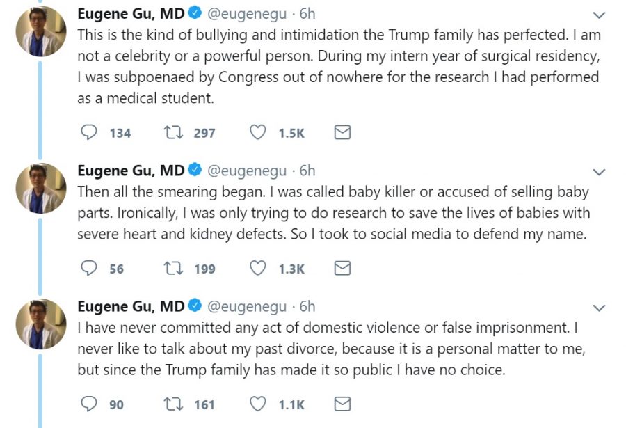 Donald Trump Jr. Just Called Dr. Eugene Gu a ‘Wife Beater’ on Twitter ...