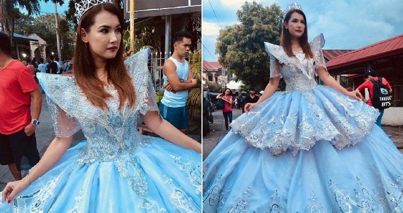 Former AV Star Maria Ozawa Sports Traditional Filipino Gown at Flower ...