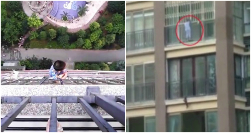 5-Year-Old Boy SURVIVES Fall From 20th Floor by Catching a Rail on the ...