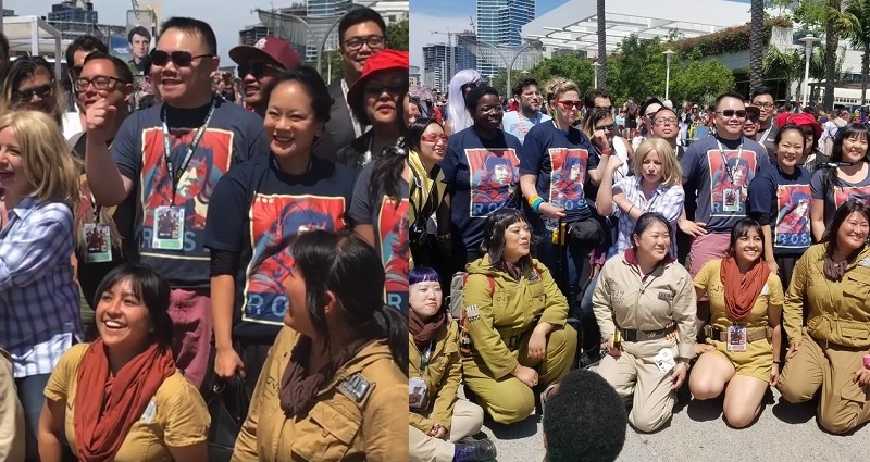 Star Wars Fans Show Love and Support for Rose Tico at San Diego Comic ...
