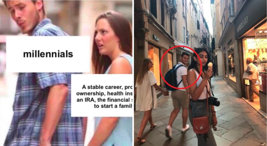 Teen on Vacation Lives The ‘Distracted Boyfriend’ Meme IN REAL LIFE