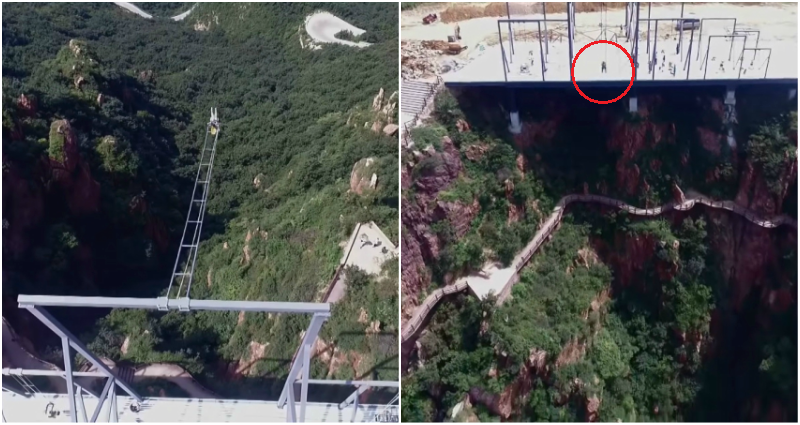 China’s New Swing Above a 1,000-Foot Cliff is Only For Daredevils