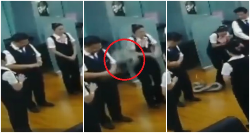 Python Caught on Camera Falling From Ceiling During Meeting at Bank in ...