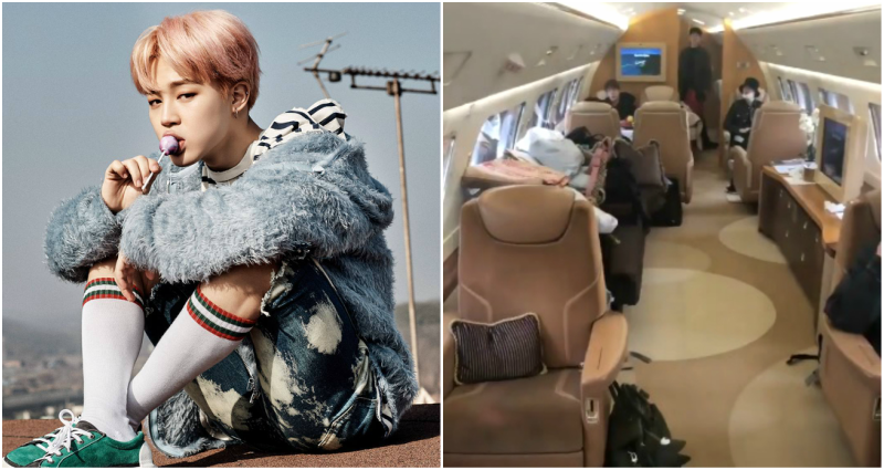 BTS Reveals the Inside of Impressive Private Jet Rented for Jimin’s ...