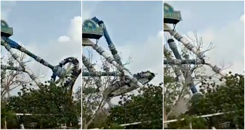 Video Catches Terrifying Moment Amusement Park Ride Falls Apart Killing ...