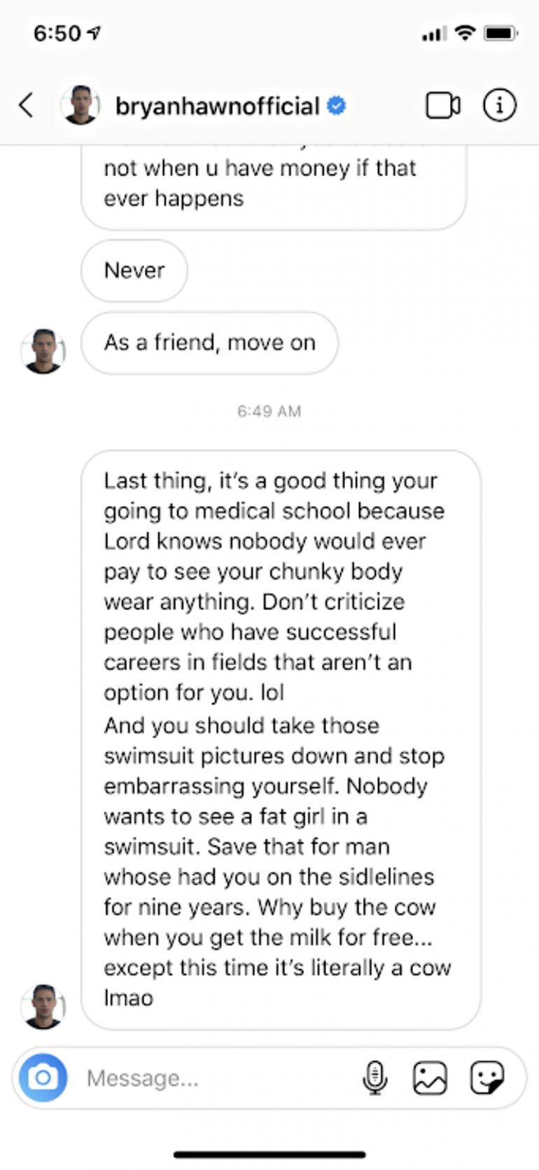 YouTuber Allegedly Fat-Shames Med Student After She Accused Him of Slut ...