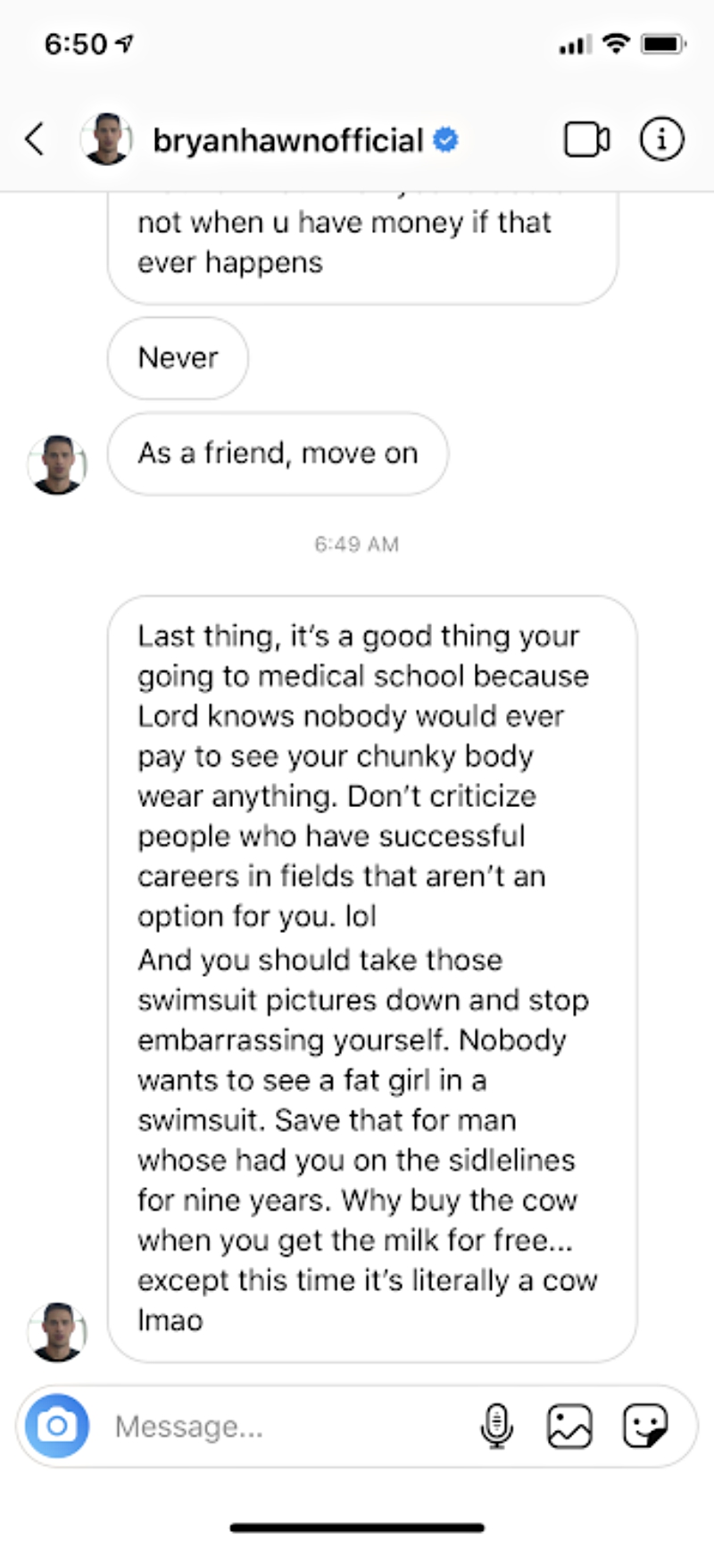 YouTuber Allegedly Fat-Shames Med Student After She Accused Him of Slut ...