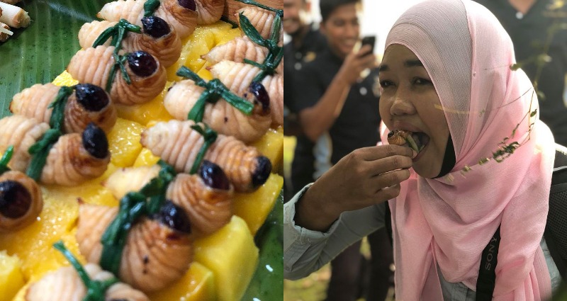 Malaysian Restaurant's 'Grub Sushi' is Actually a Traditional Delicacy