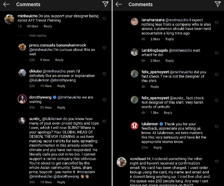 Lululemon Art Director Posts Racist ‘Bat Fried Rice’ Shirts for Sale ...