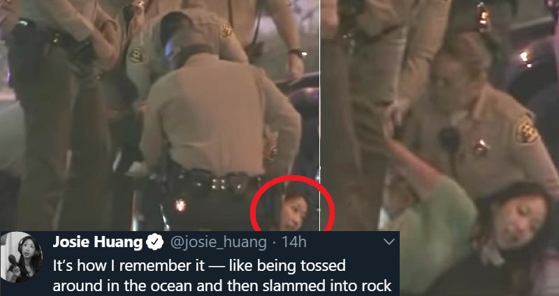 Reporter Josie Huang Tackled, Arrested by LA Police For Documenting ...