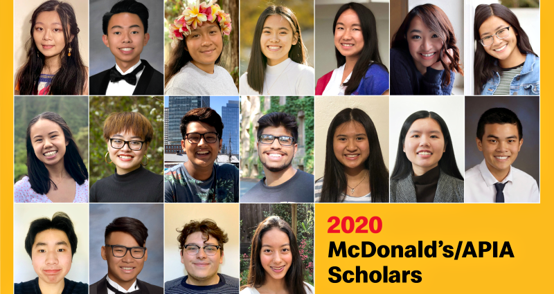 McDonald's Awards $500,000 in Scholarships to 55 AAPI Students