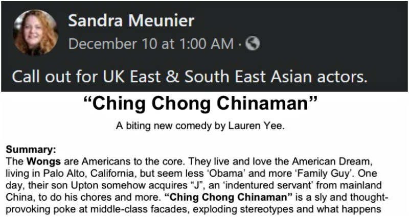 Asian American Satirical Play 'Ching Chong Chinaman' Draws Backlash for ...