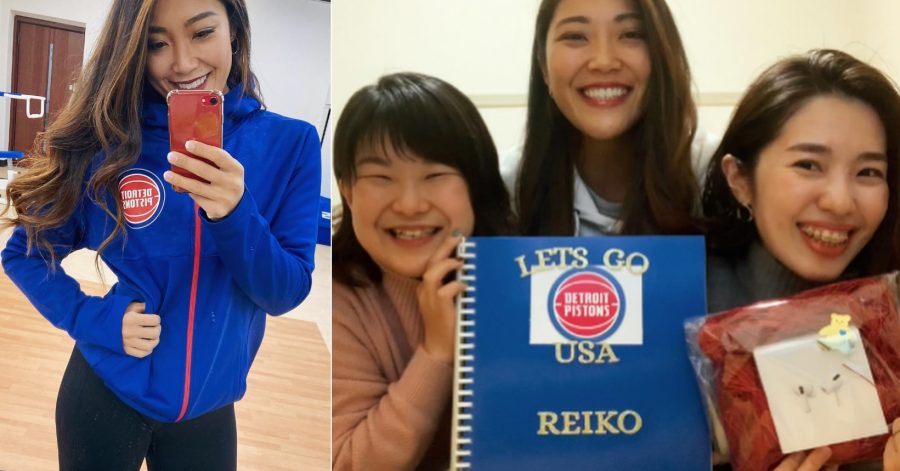 Japanese Pro Cheerleader Reiko Ogasawara Joins the Detroit Pistons ...