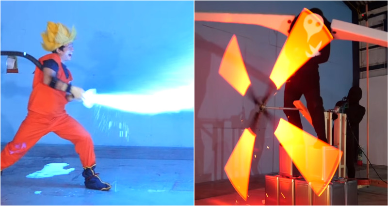 Japanese YouTuber Invents Machine That Creates 'Kamehameha' and ...
