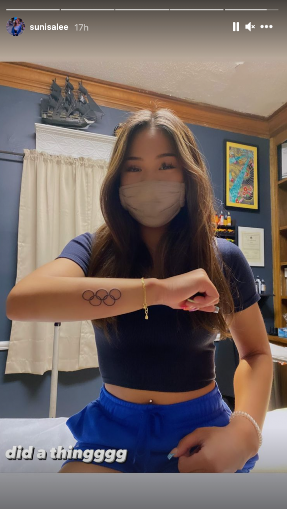Champion Hmong American Suni Lee shows off new Olympic tattoo ...