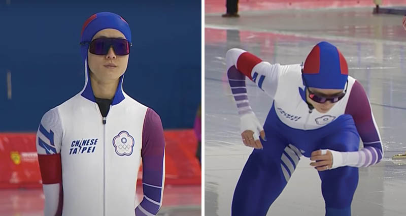 Taiwanese Olympic speed skater besieged by criticism for wearing ...
