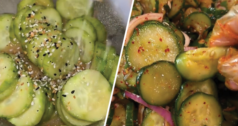 Cucumber kimchi with everything bagel seasoning: TikTokers allege ...