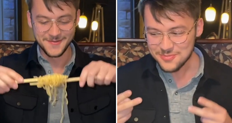 TikTok video of diner’s ‘professional’ chopstick technique for eating ...