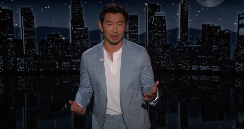 'Asian takeover!': Simu Liu and Jimmy O. Yang share dim sum on 'Jimmy Kimmel Live!'