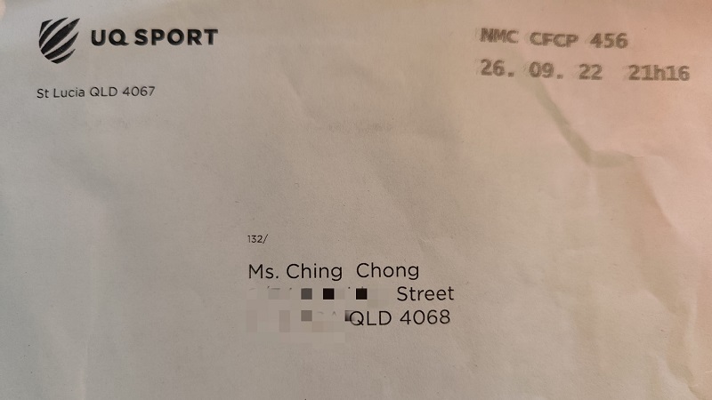 Confusion after Chinese woman receives letter from university addressed ...