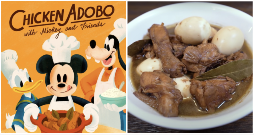 Disney releases illustrated chicken adobo recipe for Filipino American ...