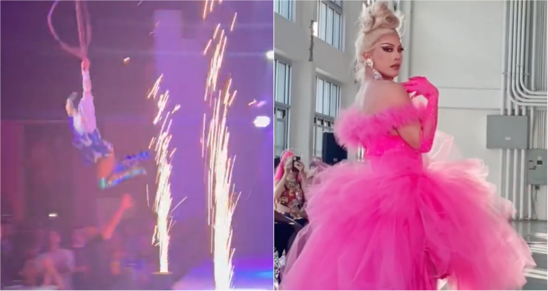 High-flying drag queen performance has netizens wondering 'how there ...