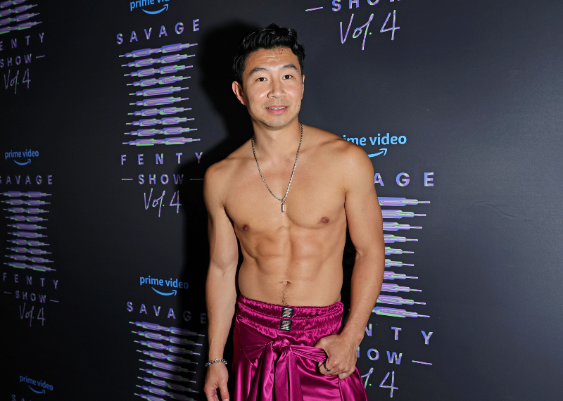 Simu Liu shows off his abs at Rihanna’s Savage X Fenty Vol. 4 show ...