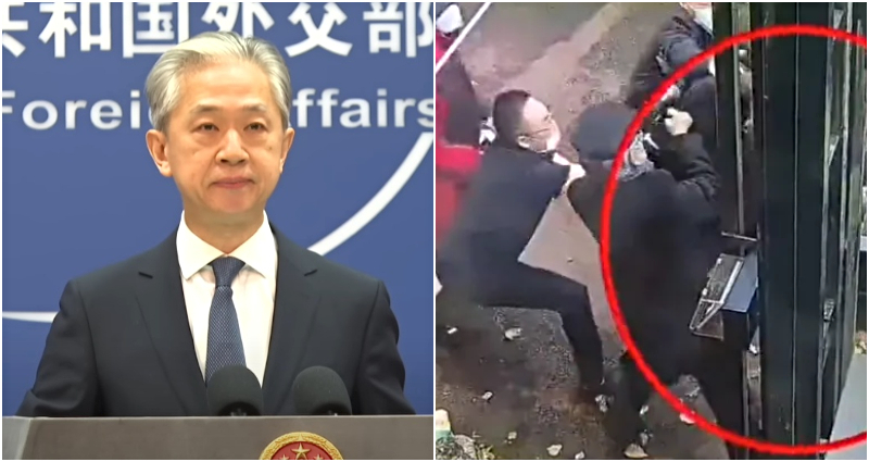 China insists Manchester protester broke into consulate, vows ‘strong ...