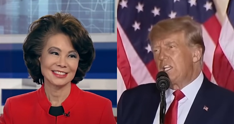 Elaine Chao declines to comment on Trump’s ‘Coco Chow’ attack