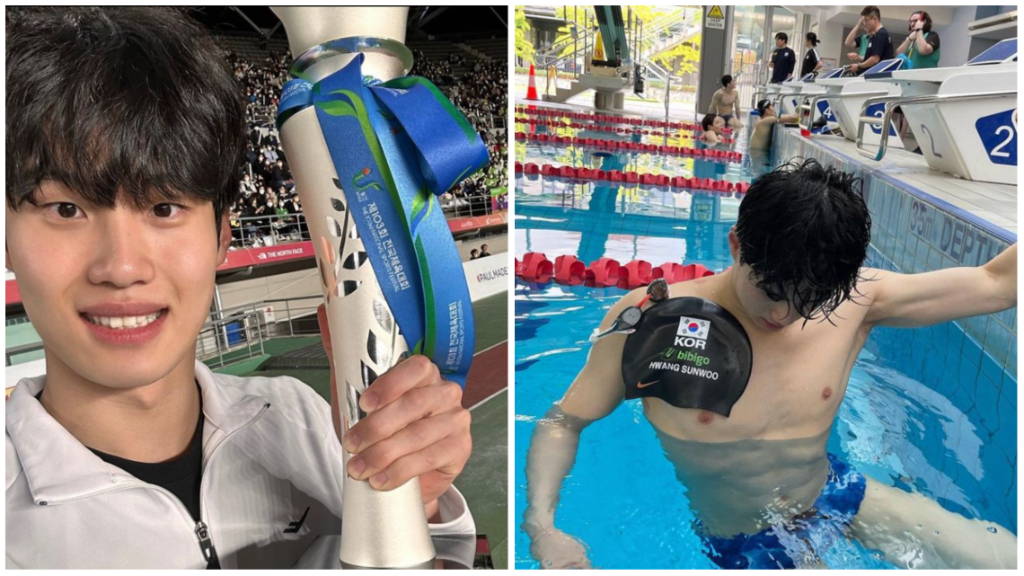 S. Korean swimmer Hwang Sun-woo named Asian Male Swimmer of the Year