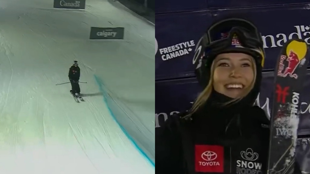 Eileen Gu wins gold at Calgary World Cup