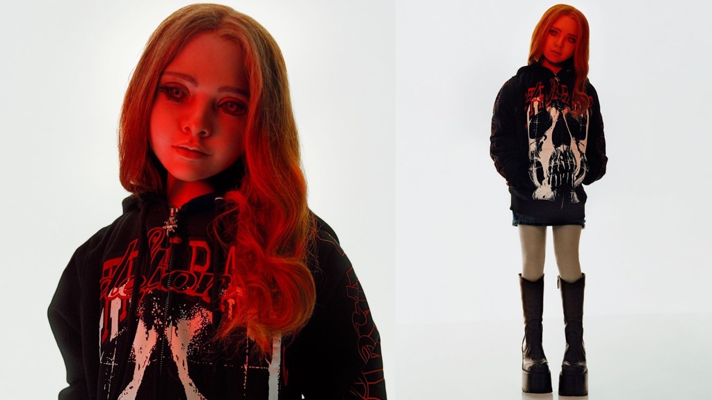 M3GAN models in Heaven by Marc Jacobs campaign