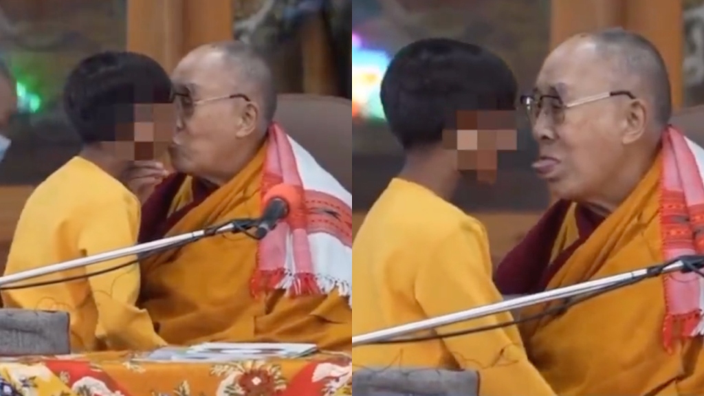 Dalai Lama apologizes after video shows him kissing boy, asking him to ...