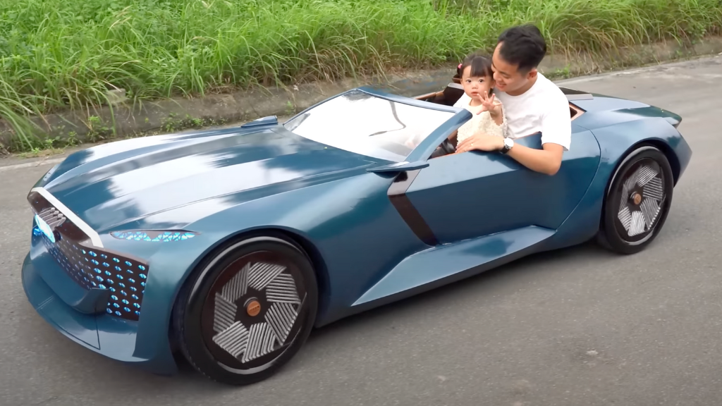 Video: Vietnamese dad hand-builds Audi Skysphere from wood for his ...